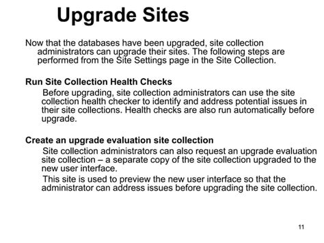 Sharepoint 2013 Upgrade Process Pptx