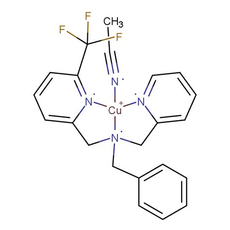 Cu Ch3cn Pyridine 2 Ylmethyl 6 Trifluoromethylpyridine 2 Ylmethyl Benzylamine 1 Cu Ch3cn