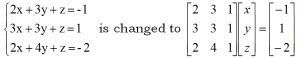 Inverse Of A 3x3 Matrix Using A TI Graphing Calculator Systry