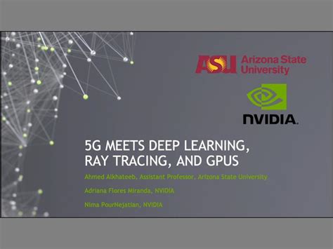 Gtc 2020 5g Meets Deep Learning Ray Tracing And Gpus Nvidia Developer