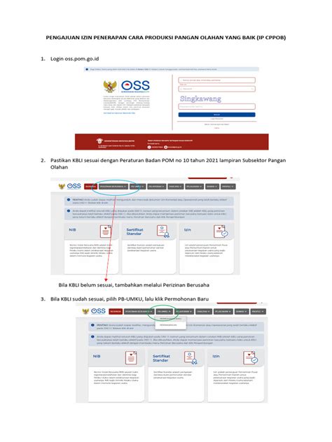 Tata Cara Pengisian Penerbitan Izin Penerapan Cppob Pdf