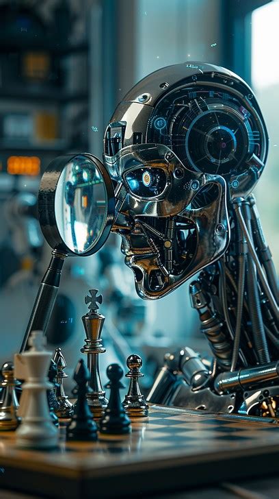 Free Robot Playing Chess Photo Robot Chess Technology Download At Stockcake