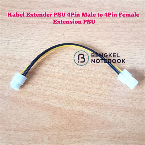 Jual Kabel Extender Psu Atx 4pin Male To 4pin Female Extension Psu