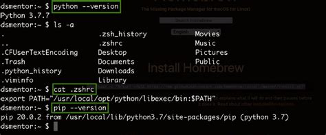 Installing Python 2 Using Brew Install Python