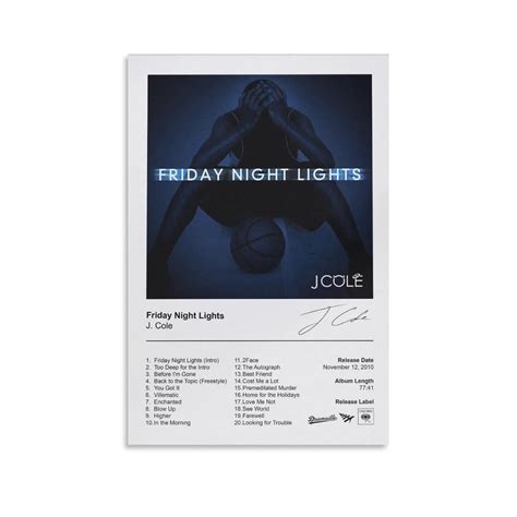 J Cole Friday Night Lights Cover