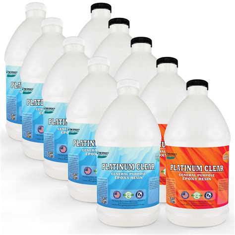 The Epoxy Resin Store Clear Epoxy Resin 2 Part Kit Self Leveling Easy Mixing 1 1 High