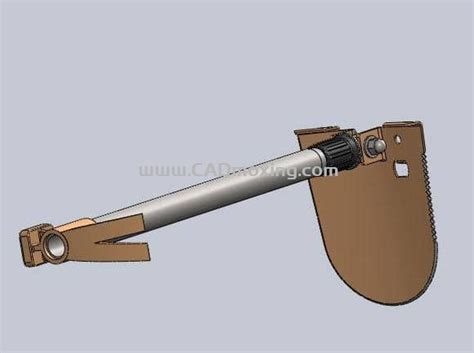 军用多功能铁铲铁锹三维模型 CAD模型网海量3D模型图纸免费下载