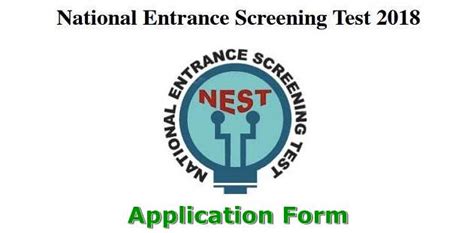 Nest 2018 Application Form Apply Online