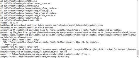 Idf Py Build Ninja Build Stopped Subcommand Failed Issue Espressif Esp At Github