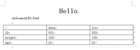 Python操作word文档，建表jinja2 Word创建表格 Csdn博客