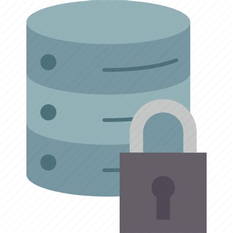 Database Protection Security Server Storage Icon Download On