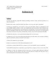 HW Pdf NYU Tandon Babe Of Engineering Computer Science And Engineering CS C Fall