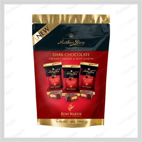 Конфеты Anthon Berg темный шоколад с ликерной начинкой Remy Martin 100 ...
