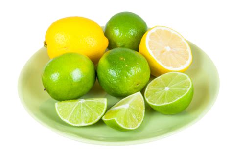 Buah Lemon Dan Jeruk Nipis Gambar Png File Vektor Dan Psd Unduh