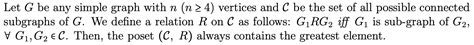 solved let g ﻿be any simple graph with n n≥4 ﻿vertices and