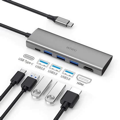 WiWU Alpha ST In Laptop Usb C Hub Techcessories