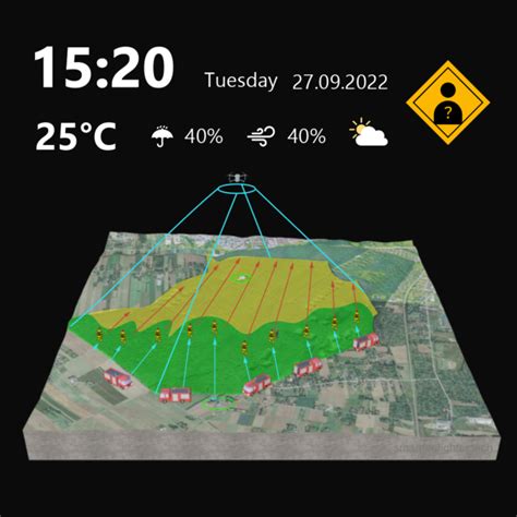 ai assisted searching for missing person smart firefighter