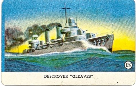 Destroyer Photo Index Dd 423 Uss Gleaves