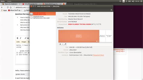 Badblocks How To Mark Bad Sectors In Disk Utility Ask Ubuntu