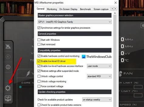 MSI Afterburner Not Detecting GPU On Windows