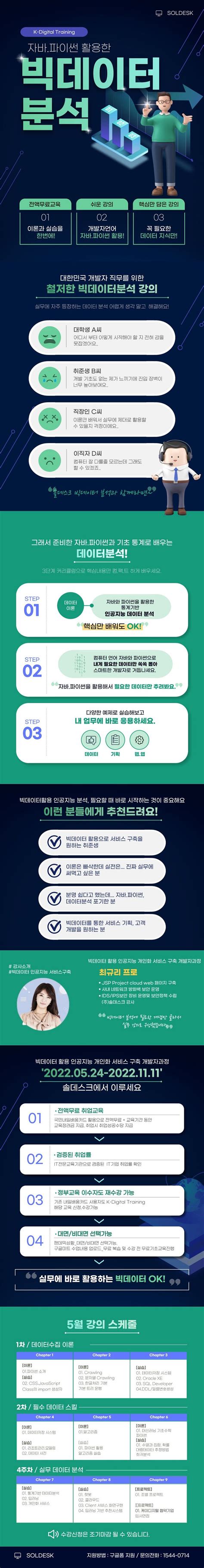 자바파이썬 인공지능 개인화 서비스구축 무료취업교육 요즘것들