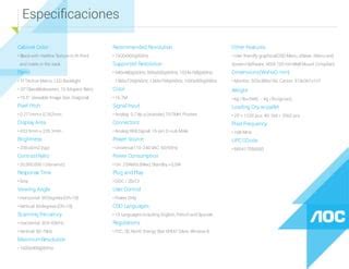 Monitor LED AOC E2070Swn 2 PPT