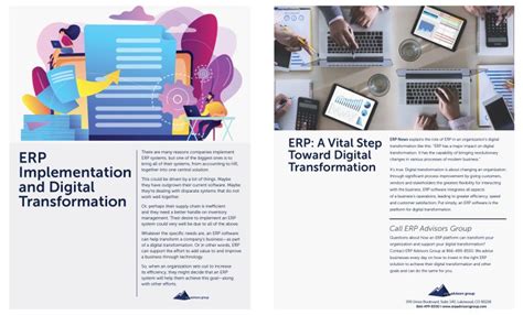Erp Advisors Group On Linkedin Digital Transformation And Erp Implementation Erp Advisors Group