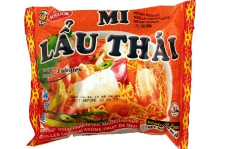 Mi Lau Thai Instant Noodles Seafood Flavor 28oz Pack Of 30 Ramen Noodles