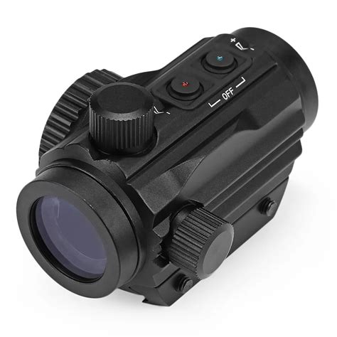Outdoor 1x Magnification Tactical Riflescopes 1x22 Red Dot Illuminated