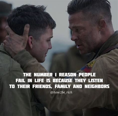 Pin By Wade Alderson On Words Of Wisdom Brad Pitt Fury Movie Fury 2014
