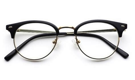 Premium Photo Design A Fashionable And Retro Metal Eyeglasses A Pair Of Glasses On A White