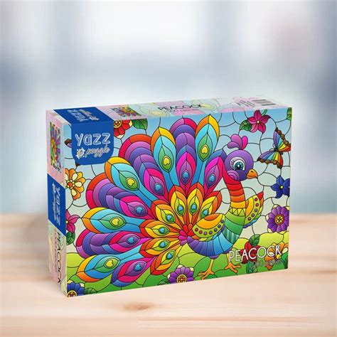 Peacock 1000 Piece Puzzle By Yazz Rosewillie