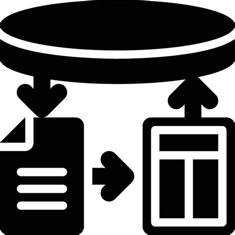 Etl Extraction Transformation Glyph Solid Icon 60576872 Vector Art At Vecteezy