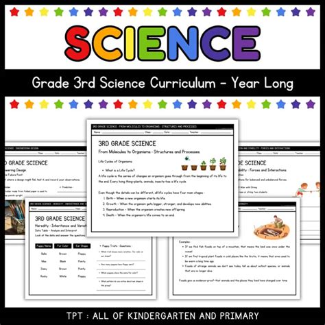 Getting Ready 3rd Grade Ngss Science Curriculum Pocketful Of Primary