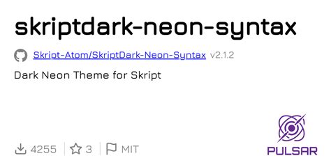 Skriptdark Neon Syntax