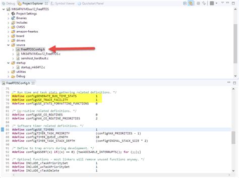 Tutorial Using Runtime Statistics With Amazon Freertos V10 Mcu On Eclipse