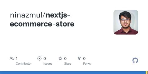 Github Ninazmulnextjs Ecommerce Store