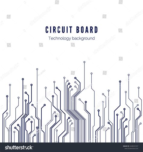 Hardware Communication Concept Circuit Board Structure Stock Vector Royalty Free 1638291937