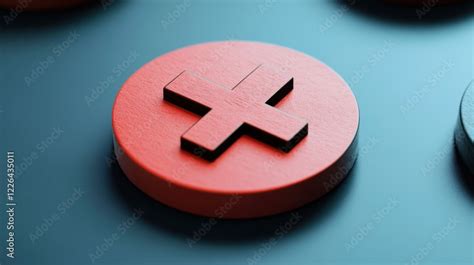 Error Cross Button Symbol Of Wrong Answers And Rejection For Digital