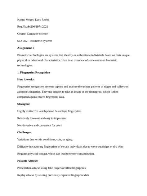 biometrics assignment 1 pdf