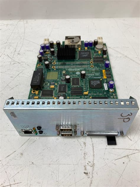Silicon Graphics HSJ Module Board With Dual Male Network Connectors And QLogic CPU Computer