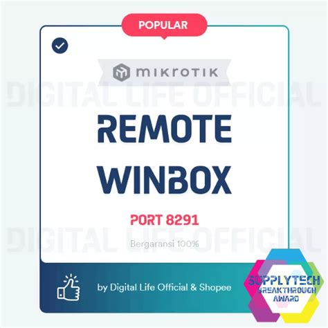 Jual Remote Mikrotik Winbox Port 8291 Shopee Indonesia