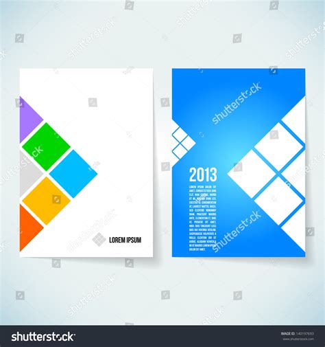 Brochure Cover Design Vector Template 140197693 Shutterstock