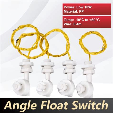 1pcs Level Sensor Pp Plastic Side Mount Float Switch Corrosion