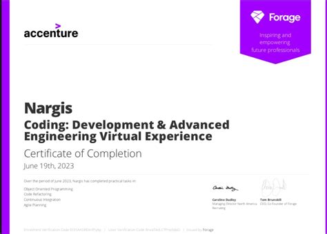 Nargis On Linkedin Accenture Forage