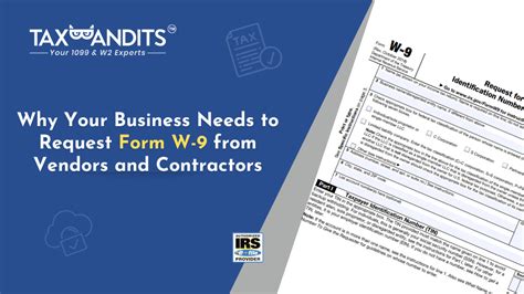 Why Your Business Needs To Request Form W 9 From Vendors And Contractors Blog Taxbandits
