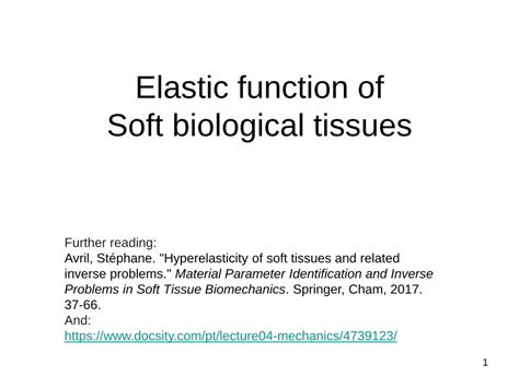 Pdf Elastic Function Of Soft Biological Tissues Dokumentips