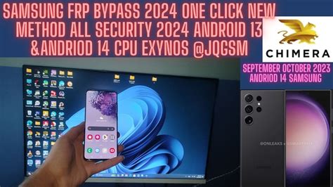 Galaxy S20 G980f Frp Bypass 2024 Android 13 With Chimera Eub Mode Without Test Point By Jqgsm