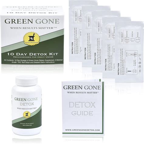 Green Gone Detox Permanent 10 Day Detox Kit Natural Cleansing Formula Buy Now With Express