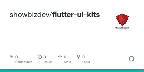 GitHub Showbizdev Flutter Ui Kits